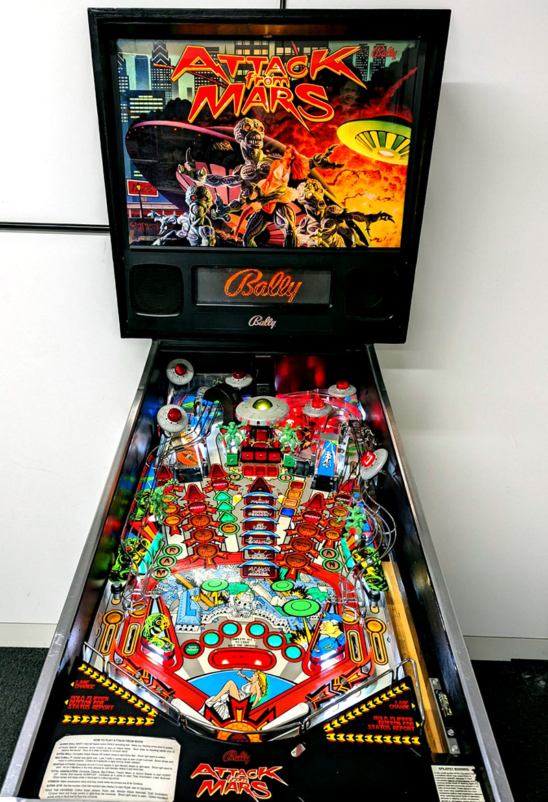 Attack from Mars Pinball Machine - Collector's Example
